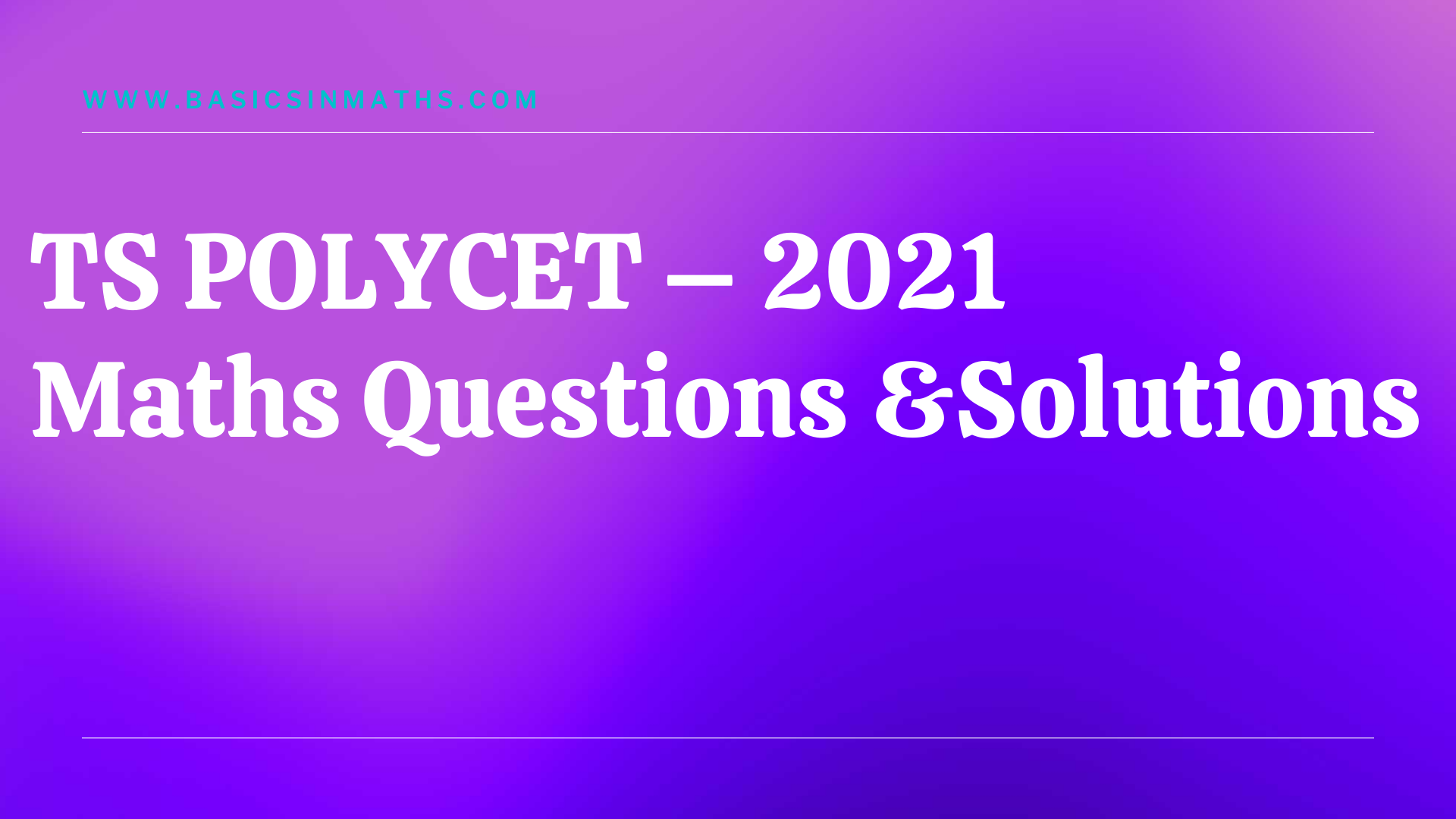 Ts Polycet 2021 Solved Previous Question Papers 2021 Maths ts-polycet-2021-solved-previous-question-papers-2021-maths