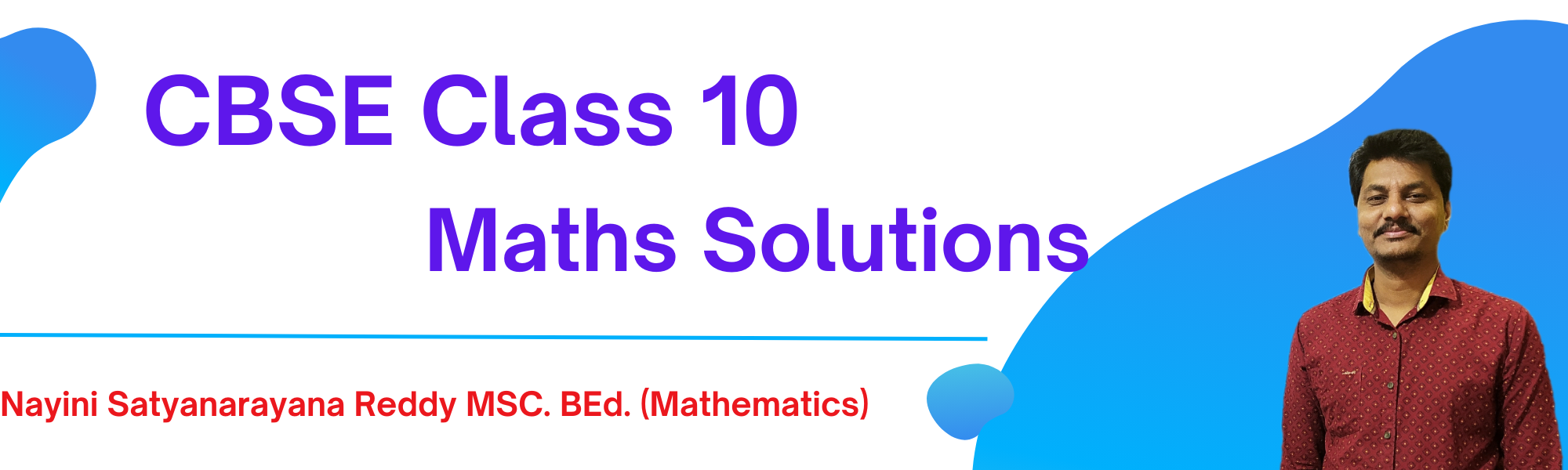 NCERT Solutions for CBSE 10th Maths Solutions